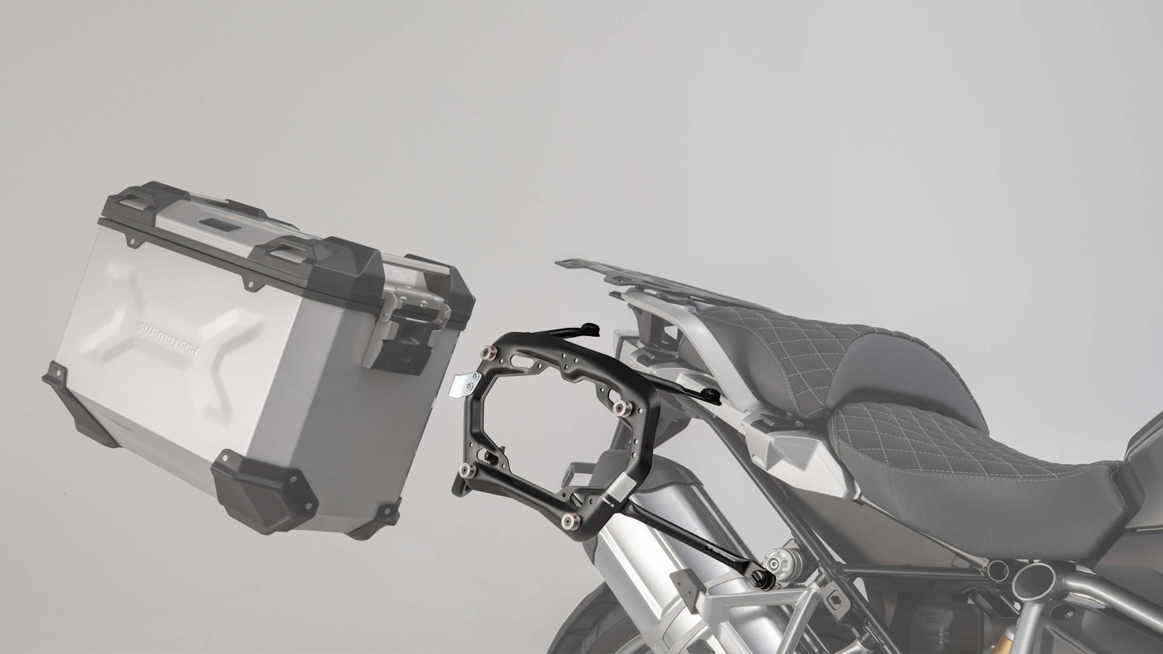 Motorcycle aluminum case TRAX ADV from SW-MOTECH.