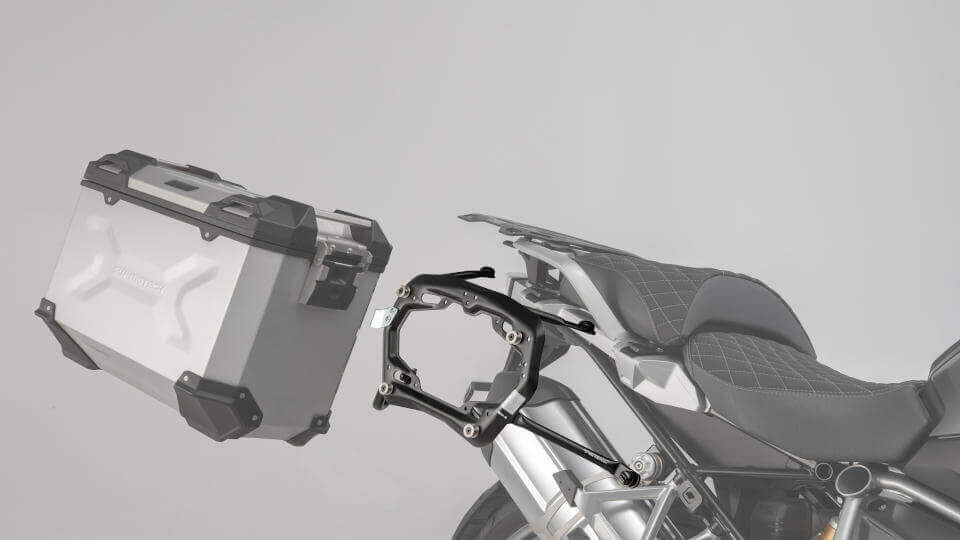 Motorcycle aluminum case TRAX ADV from SW-MOTECH.